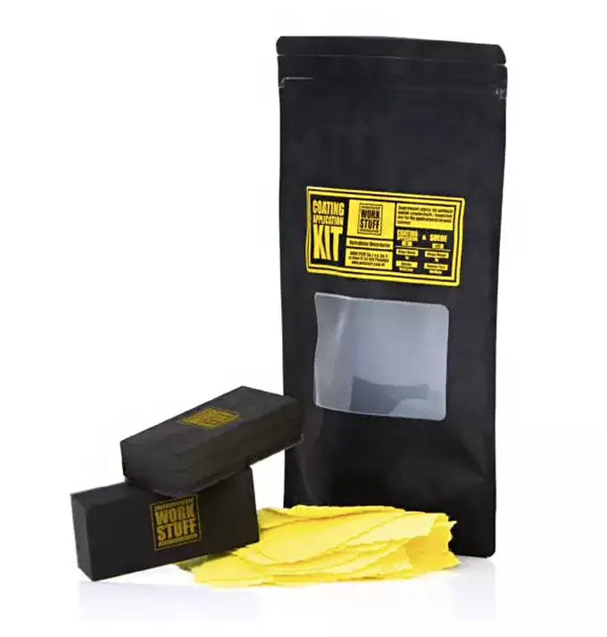 Aplikator kostkowy do powłok + szmatki Coating Kit Work Stuff - Kosmetyki samochodowe. Sklep ...