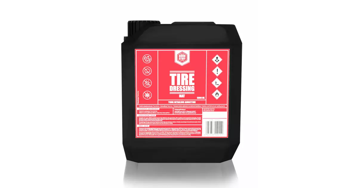 Good Stuff Tire Dressing Mat 5 l matowy dressing do opon - Kosmetyki ...